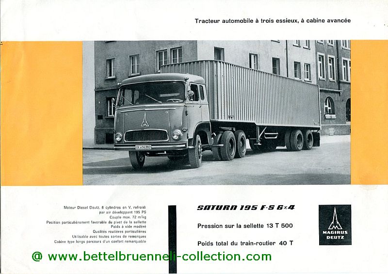 Magirus-Deutz Saturn 195 F-S 6×4 1960-08 Prospekt 001-001h ...