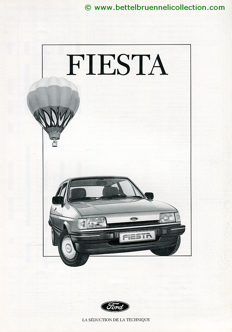 Ford Fiesta 1976-2023, Preislisten – Bettelbrünneli-Collection