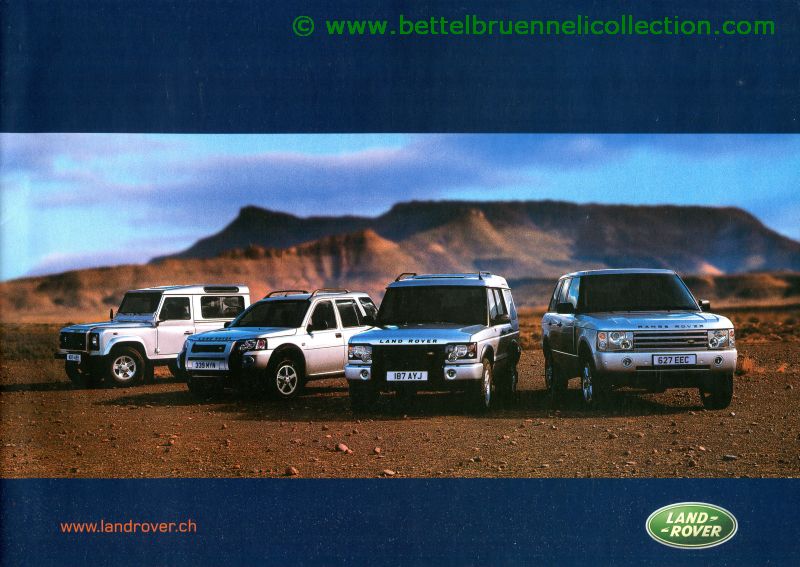Land Rover (Grossbritannien) 1948-Heute, Prospekte – Bettelbrünneli ...
