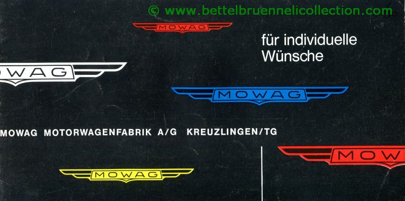 MOWAG (Schweiz) 1946-Heute, Prospekte – Bettelbrünneli-Collection